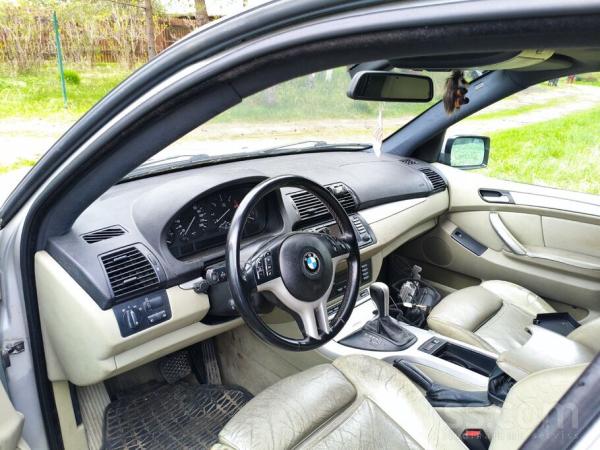 Pelēks BMW X5 2002 Rēzekne, ar dzinēja tilpumu 3.00 L un nobraukumu 430 tūkst. km par 2950 €, foto 6 vietnē AUTOMOTO.COM.LV