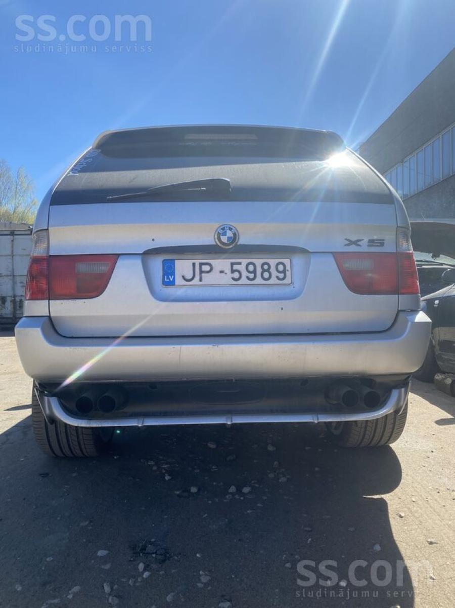 Grey BMW X5 2002 in Riga, with an engine capacity of 3.00 L and mileage of 400 thousand km for 4200 €, photo 6 on AUTOMOTO.COM.LV