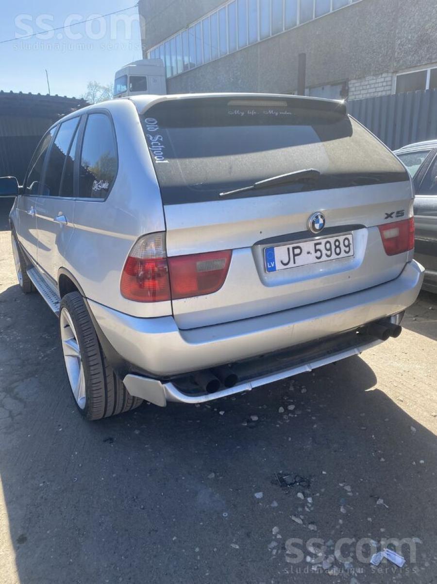 Grey BMW X5 2002 in Riga, with an engine capacity of 3.00 L and mileage of 400 thousand km for 4200 €, photo 7 on AUTOMOTO.COM.LV