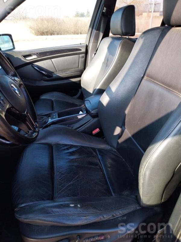 Pelēks BMW X5 2002 Jelgava, ar dzinēja tilpumu 3.00 L un nobraukumu 440 tūkst. km par 2400 €, foto 5 vietnē AUTOMOTO.COM.LV