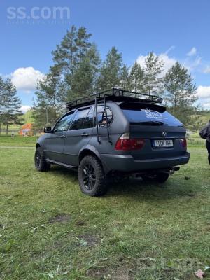 Grey BMW X5 2002 in Riga, with an engine capacity of 3.00 L and mileage of 368 thousand km for 3850 €, photo 26 on AUTOMOTO.COM.LV