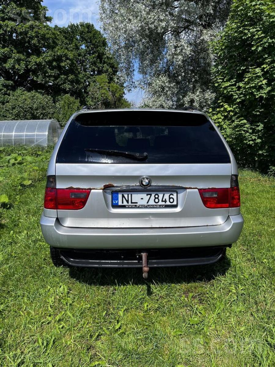 Pelēks BMW X5 2002 Liepāja, ar dzinēja tilpumu 3.00 L un nobraukumu 281 tūkst. km par 2000 €, foto 4 vietnē AUTOMOTO.COM.LV