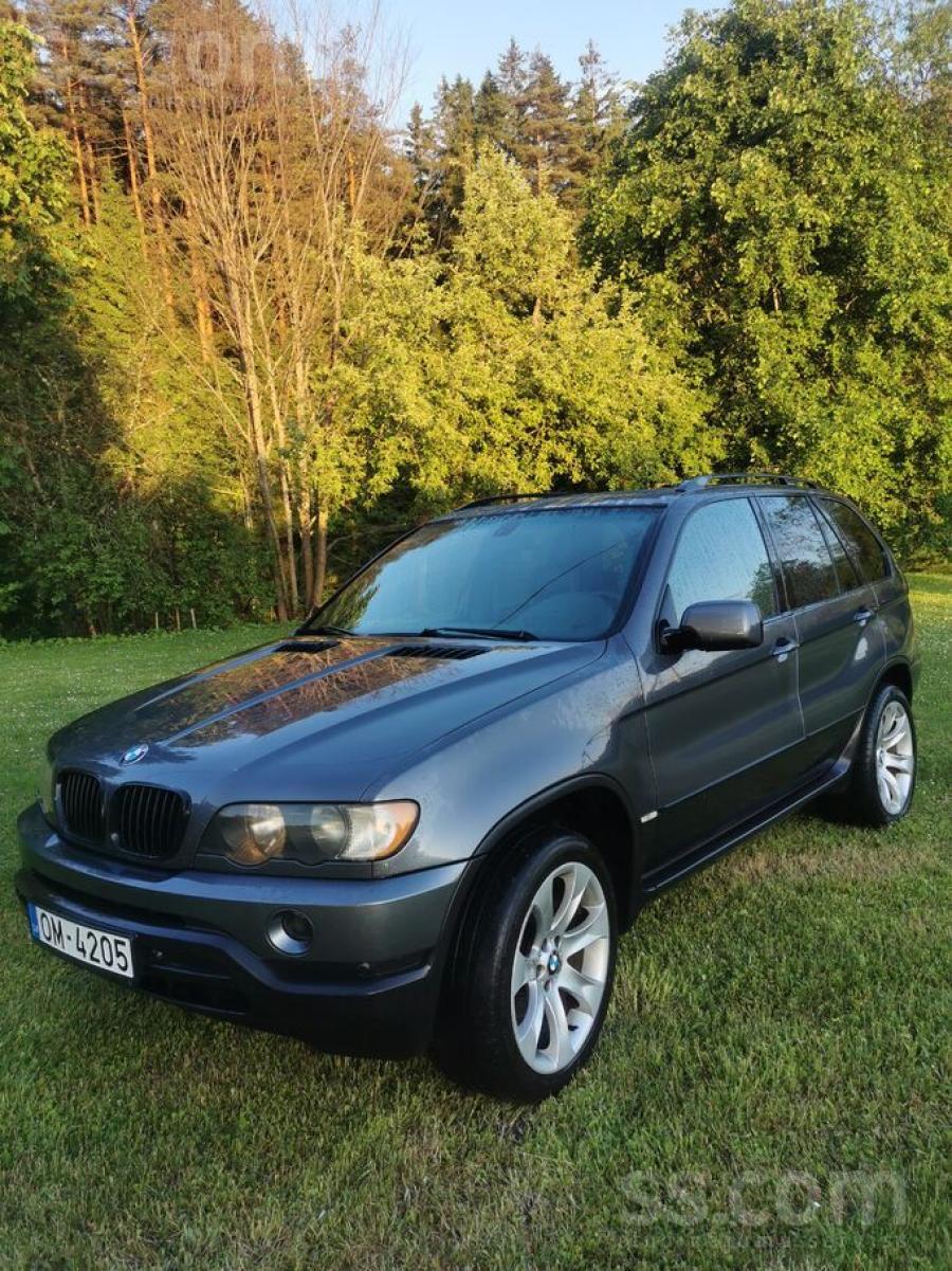 Pelēks BMW X5 2002 Alūksne, ar dzinēja tilpumu 3.00 L un nobraukumu 385 tūkst. km par 3500 €, foto 1 vietnē AUTOMOTO.COM.LV