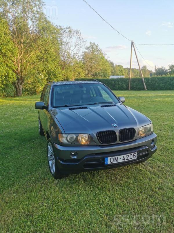 Pelēks BMW X5 2002 Alūksne, ar dzinēja tilpumu 3.00 L un nobraukumu 385 tūkst. km par 3500 €, foto 3 vietnē AUTOMOTO.COM.LV