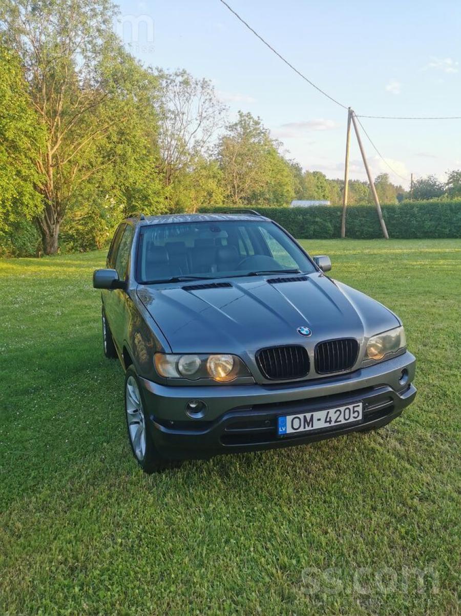Pelēks BMW X5 2002 Alūksne, ar dzinēja tilpumu 3.00 L un nobraukumu 385 tūkst. km par 3500 €, foto 4 vietnē AUTOMOTO.COM.LV