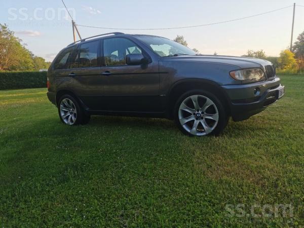 Pelēks BMW X5 2002 Alūksne, ar dzinēja tilpumu 3.00 L un nobraukumu 385 tūkst. km par 3500 €, foto 4 vietnē AUTOMOTO.COM.LV