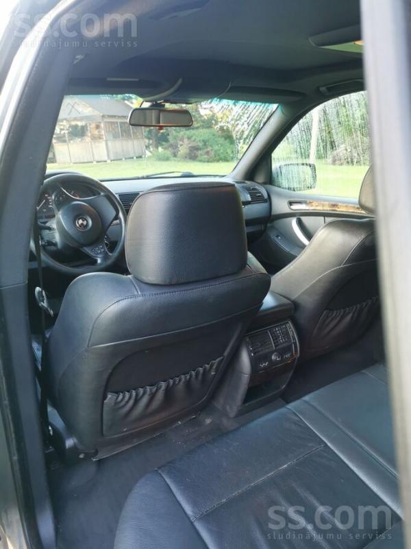 Pelēks BMW X5 2002 Alūksne, ar dzinēja tilpumu 3.00 L un nobraukumu 385 tūkst. km par 3500 €, foto 6 vietnē AUTOMOTO.COM.LV