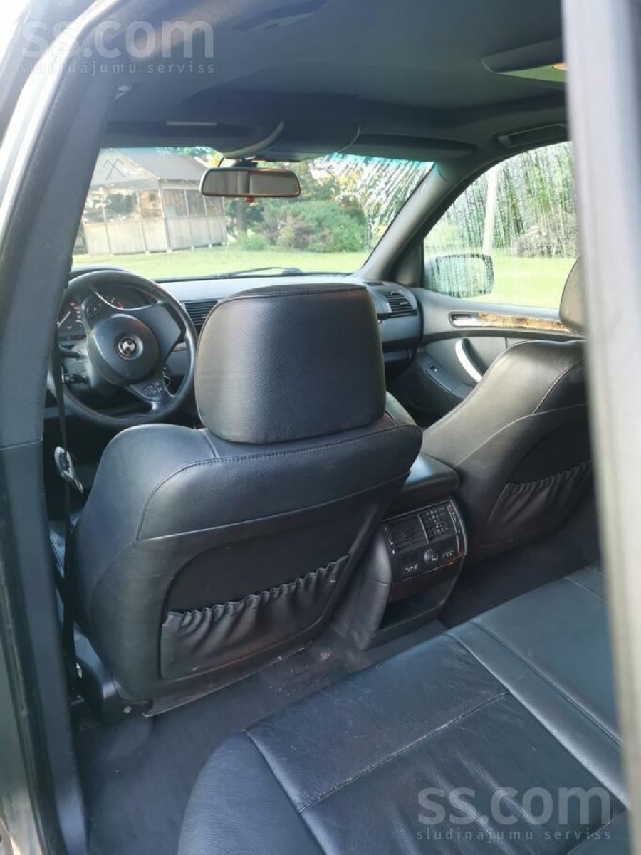 Pelēks BMW X5 2002 Alūksne, ar dzinēja tilpumu 3.00 L un nobraukumu 385 tūkst. km par 3500 €, foto 7 vietnē AUTOMOTO.COM.LV