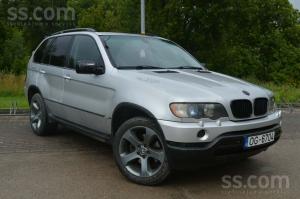 Pelēks BMW X5 2002 Dobele, ar dzinēja tilpumu 3.00 L un nobraukumu 0 tūkst. km par 2500 €, foto  vietnē AUTOMOTO.COM.LV