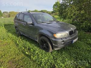 Grey BMW X5 2002 in Riga, with an engine capacity of 3.00 L and mileage of 459 thousand km for 1500 €, photo  on AUTOMOTO.COM.LV