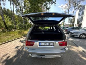 Grey BMW X5 2002 in Kaunas, with an engine capacity of 3.00 L and mileage of 0 thousand km for 2350 €, photo 13 on AUTOMOTO.COM.LV