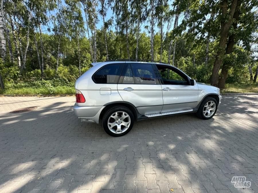 Grey BMW X5 2002 in Kaunas, with an engine capacity of 3.00 L and mileage of 0 thousand km for 2350 €, photo 14 on AUTOMOTO.COM.LV