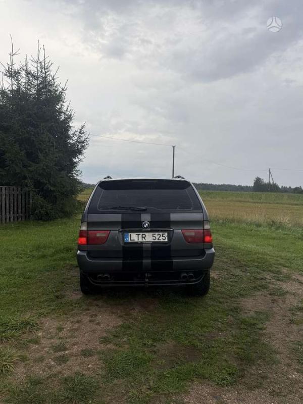 Grey BMW X5 2002 in Vilnius, with an engine capacity of 2.93 L and mileage of 301 thousand km for 1050 €, photo 6 on AUTOMOTO.COM.LV