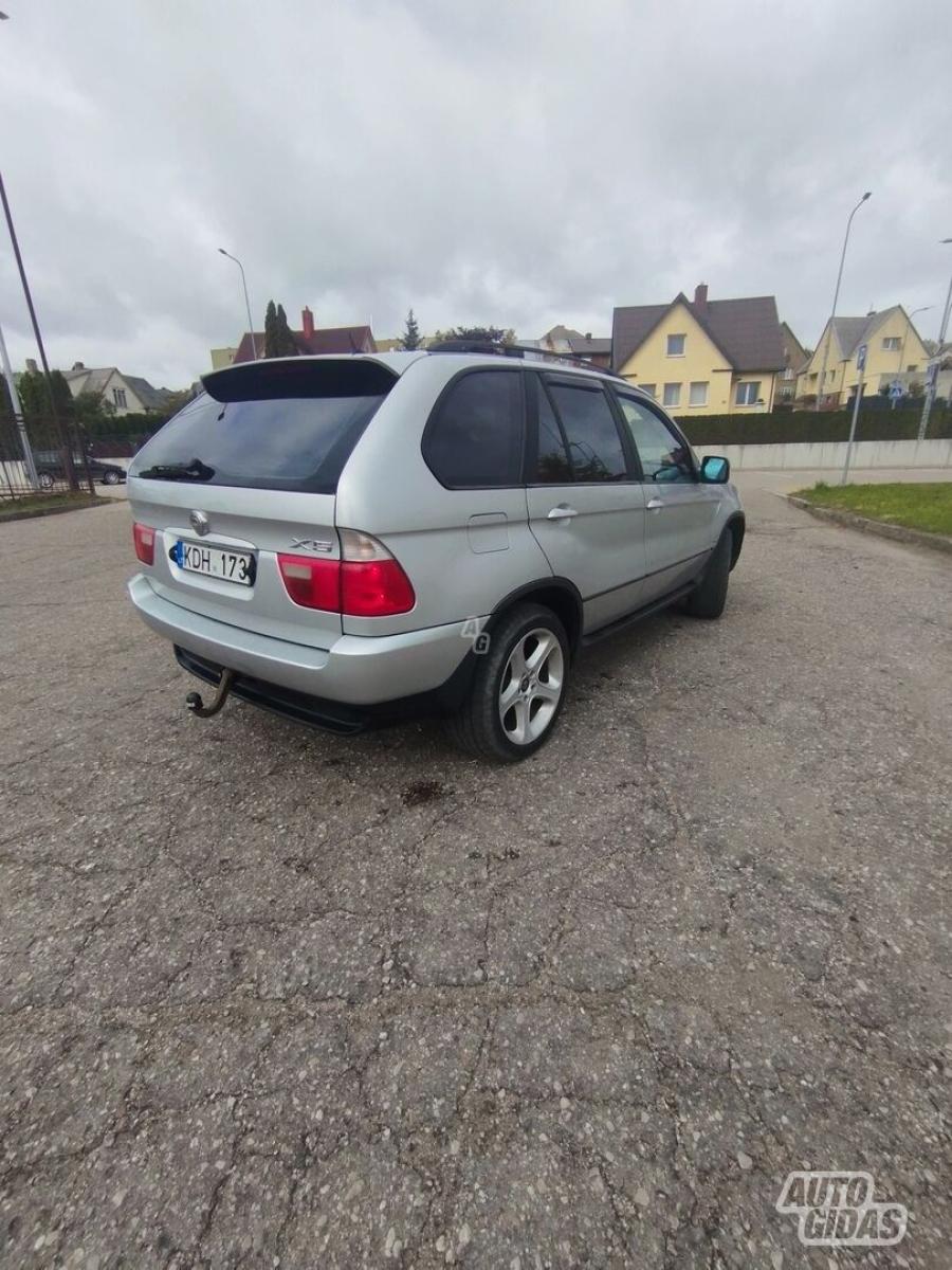 Grey BMW X5 2002 in Telschi, with an engine capacity of 2.90 L and mileage of 208 thousand km for 2400 €, photo 6 on AUTOMOTO.COM.LV