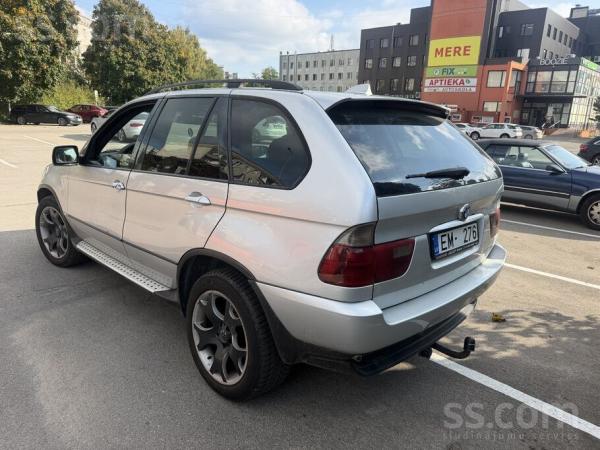 Grey BMW X5 2002 in Riga, with an engine capacity of 3.00 L and mileage of 300 thousand km for 2300 €, photo 5 on AUTOMOTO.COM.LV