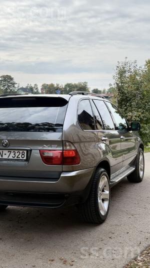 Pelēks BMW X5 2002 Bauska, ar dzinēja tilpumu 3.00 L un nobraukumu 454 tūkst. km par 4400 €, foto 3 vietnē AUTOMOTO.COM.LV