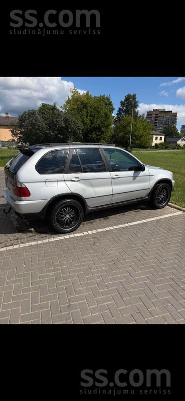 Grey BMW X5 2002 in Aizkraukle, with an engine capacity of 3.00 L and mileage of 478 thousand km for 1800 €, photo 4 on AUTOMOTO.COM.LV