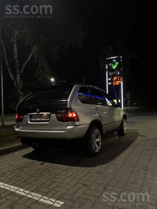Grey BMW X5 2002 in Aizkraukle, with an engine capacity of 3.00 L and mileage of 478 thousand km for 1800 €, photo 10 on AUTOMOTO.COM.LV
