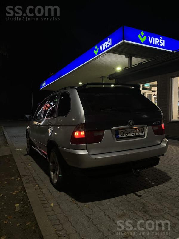Grey BMW X5 2002 in Aizkraukle, with an engine capacity of 3.00 L and mileage of 478 thousand km for 1800 €, photo 11 on AUTOMOTO.COM.LV