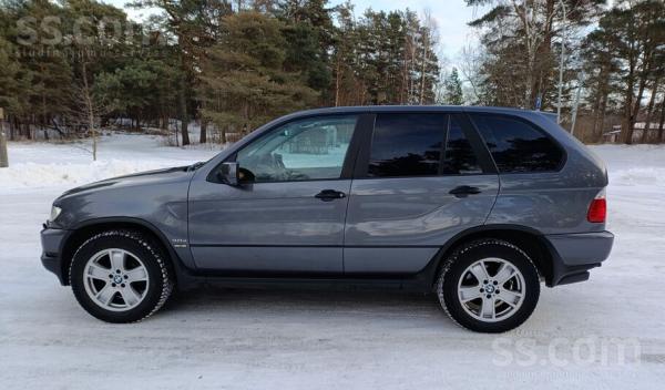 Grey BMW X5 2003 in Jurmala, with an engine capacity of 3.00 L and mileage of 290 thousand km for 4290 €, photo 3 on AUTOMOTO.COM.LV