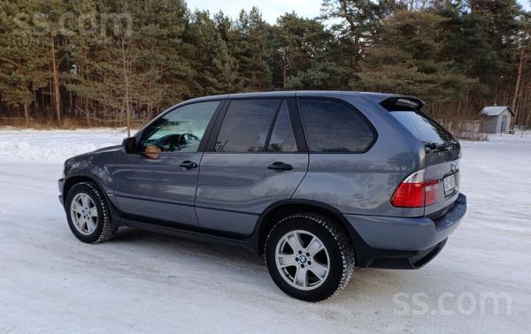 Grey BMW X5 2003 in Jurmala, with an engine capacity of 3.00 L and mileage of 290 thousand km for 4290 €, photo 4 on AUTOMOTO.COM.LV