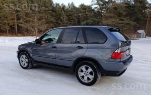 Grey BMW X5 2003 in Jurmala, with an engine capacity of 3.00 L and mileage of 290 thousand km for 4290 €, photo 4 on AUTOMOTO.COM.LV