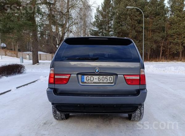Grey BMW X5 2003 in Jurmala, with an engine capacity of 3.00 L and mileage of 290 thousand km for 4290 €, photo 5 on AUTOMOTO.COM.LV