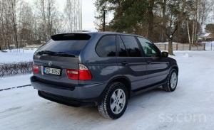 Grey BMW X5 2003 in Jurmala, with an engine capacity of 3.00 L and mileage of 290 thousand km for 4290 €, photo 6 on AUTOMOTO.COM.LV