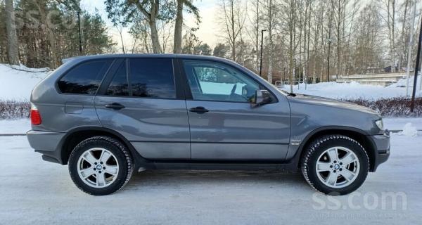 Grey BMW X5 2003 in Jurmala, with an engine capacity of 3.00 L and mileage of 290 thousand km for 4290 €, photo 7 on AUTOMOTO.COM.LV
