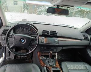 Grey BMW X5 2003 in Jurmala, with an engine capacity of 3.00 L and mileage of 290 thousand km for 4290 €, photo 9 on AUTOMOTO.COM.LV