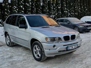 Grey BMW X5 2003 in Vilnius, with an engine capacity of 2.99 L and mileage of 442 thousand km for 2800 €, photo 4 on AUTOMOTO.COM.LV