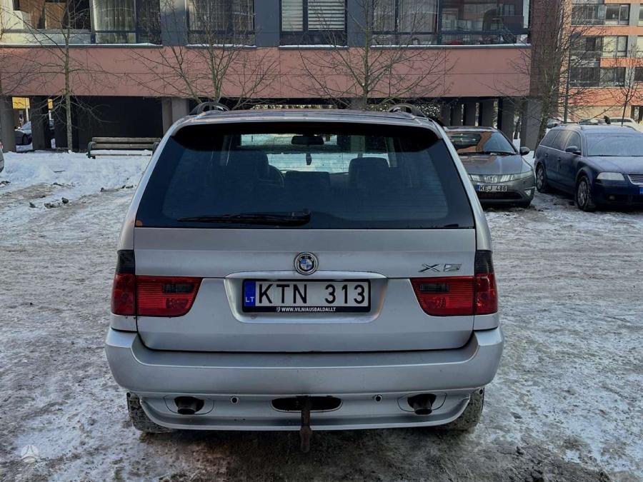 Grey BMW X5 2003 in Vilnius, with an engine capacity of 2.99 L and mileage of 442 thousand km for 2800 €, photo 7 on AUTOMOTO.COM.LV