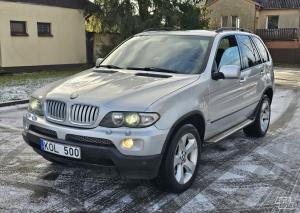 Pelēks BMW X5 2003 Ariogala, ar dzinēja tilpumu 3.00 L un nobraukumu 340 tūkst. km par 4200 €, foto  vietnē AUTOMOTO.COM.LV