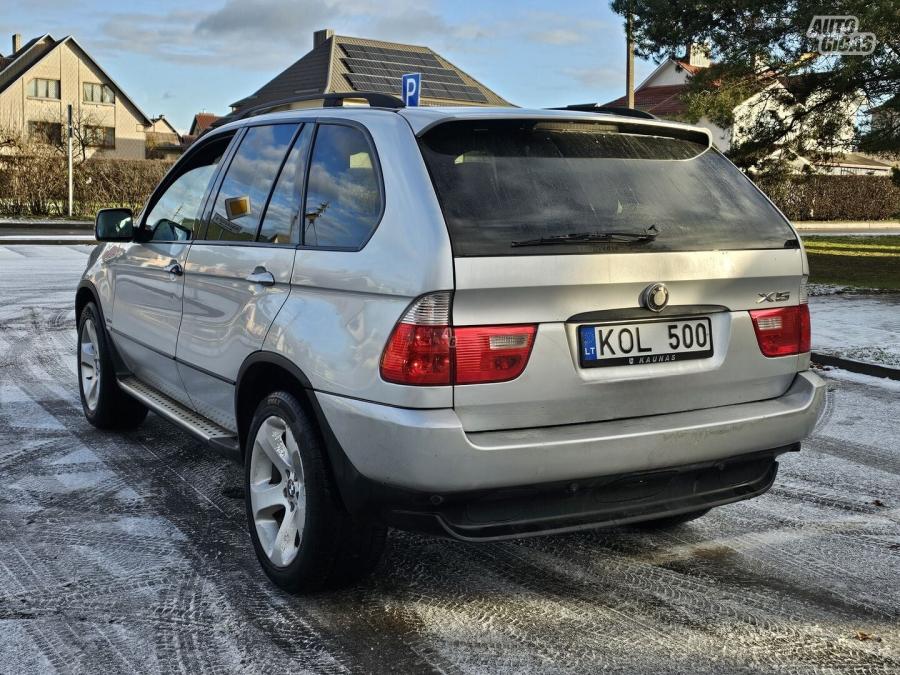 Grey BMW X5 2003 in Ariogala, with an engine capacity of 3.00 L and mileage of 340 thousand km for 4200 €, photo 2 on AUTOMOTO.COM.LV