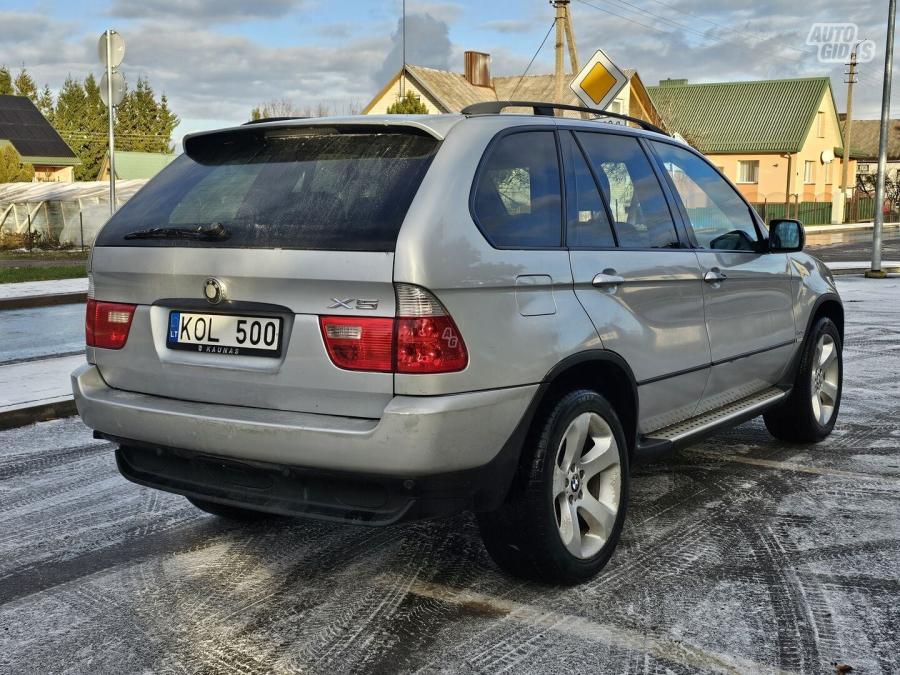 Grey BMW X5 2003 in Ariogala, with an engine capacity of 3.00 L and mileage of 340 thousand km for 4200 €, photo 3 on AUTOMOTO.COM.LV