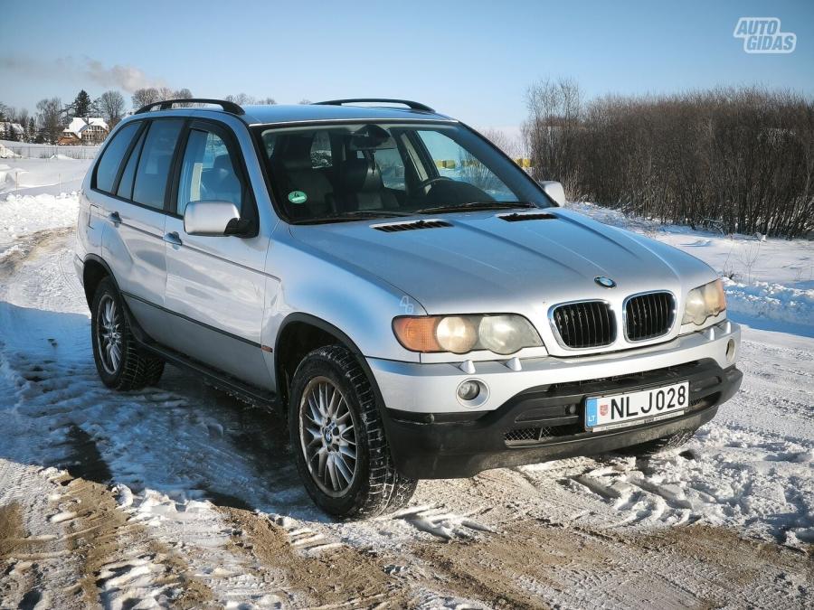 Grey BMW X5 2003 in Telschi, with an engine capacity of 3.00 L and mileage of 290 thousand km for 2450 €, photo 1 on AUTOMOTO.COM.LV