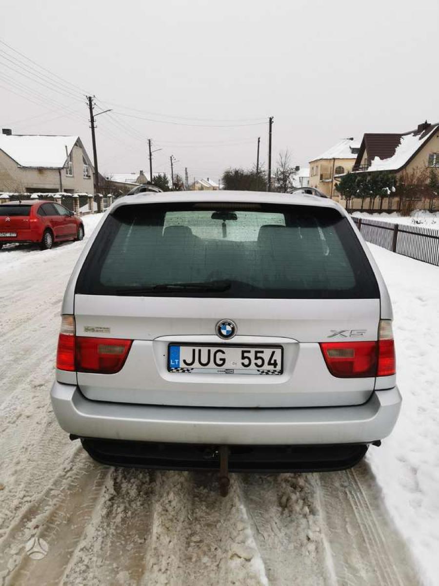 Pelēks BMW X5 2003 Kauņa, ar dzinēja tilpumu 2.93 L un nobraukumu 314 tūkst. km par 2750 €, foto 5 vietnē AUTOMOTO.COM.LV