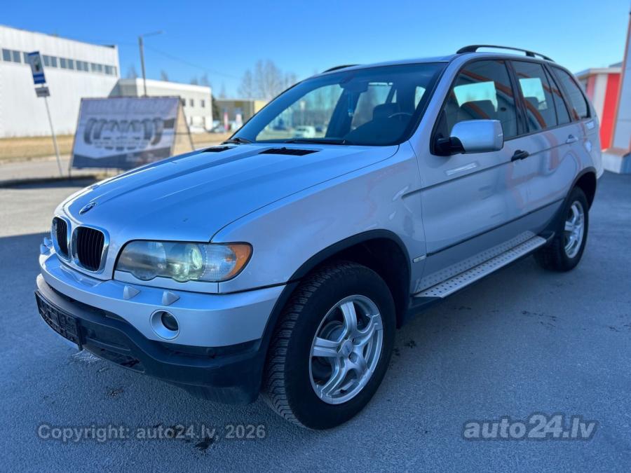 Pelēks BMW X5 2003 Tartu, ar dzinēja tilpumu 3.00 L un nobraukumu 330 tūkst. km par 3900 €, foto 1 vietnē AUTOMOTO.COM.LV