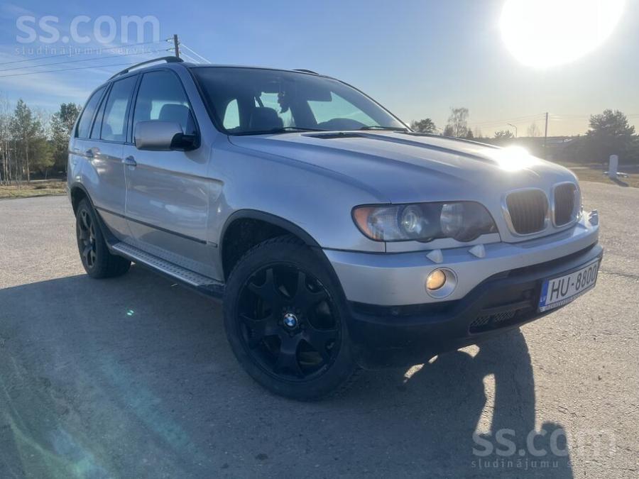 Grey BMW X5 2003 in Aizkraukle, with an engine capacity of 3.00 L and mileage of 340 thousand km for 2700 €, photo 1 on AUTOMOTO.COM.LV