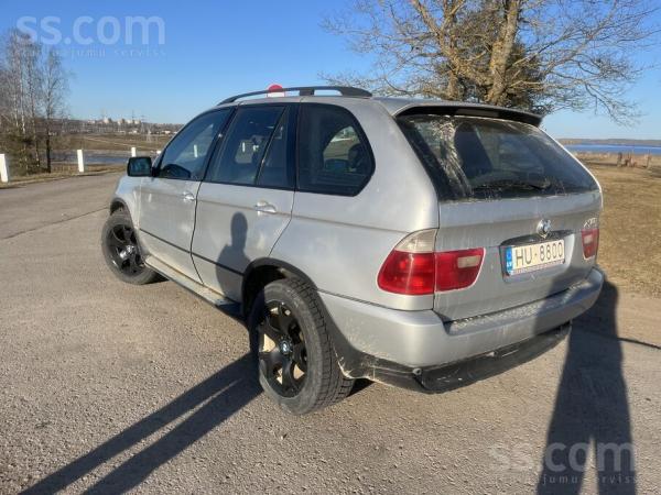 Grey BMW X5 2003 in Aizkraukle, with an engine capacity of 3.00 L and mileage of 340 thousand km for 2700 €, photo 2 on AUTOMOTO.COM.LV