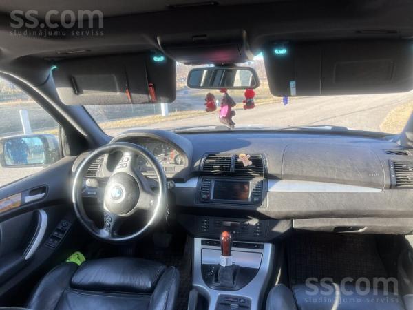 Grey BMW X5 2003 in Aizkraukle, with an engine capacity of 3.00 L and mileage of 340 thousand km for 2700 €, photo 6 on AUTOMOTO.COM.LV
