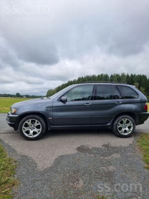 Pelēks BMW X5 2003 Valmiera, ar dzinēja tilpumu 3.00 L un nobraukumu 377 tūkst. km par 4600 €, foto 3 vietnē AUTOMOTO.COM.LV