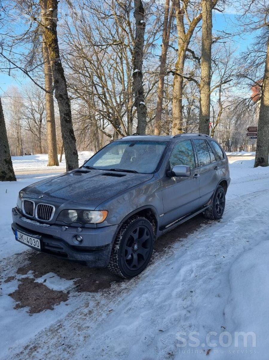 Pelēks BMW X5 2003 Valmiera, ar dzinēja tilpumu 3.00 L un nobraukumu 377 tūkst. km par 4600 €, foto 8 vietnē AUTOMOTO.COM.LV