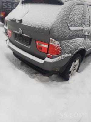 Grey BMW X5 2003 in Riga, with an engine capacity of 3.00 L and mileage of 290 thousand km for 3500 €, photo  on AUTOMOTO.COM.LV