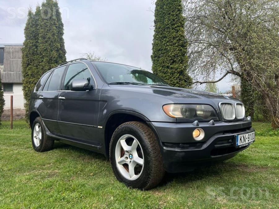 Pelēks BMW X5 2003 Rīga, ar dzinēja tilpumu 3.00 L un nobraukumu 354 tūkst. km par 3490 €, foto 1 vietnē AUTOMOTO.COM.LV