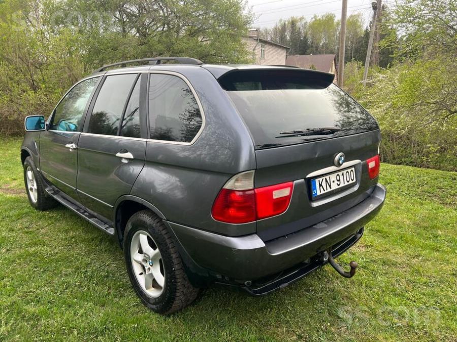 Pelēks BMW X5 2003 Rīga, ar dzinēja tilpumu 3.00 L un nobraukumu 354 tūkst. km par 3490 €, foto 4 vietnē AUTOMOTO.COM.LV
