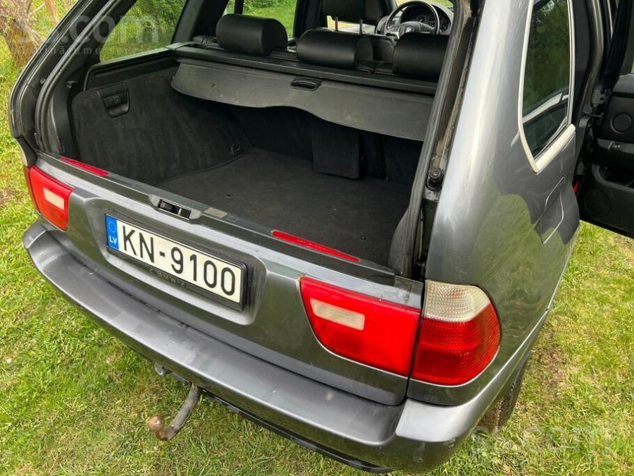 Pelēks BMW X5 2003 Rīga, ar dzinēja tilpumu 3.00 L un nobraukumu 354 tūkst. km par 3490 €, foto 12 vietnē AUTOMOTO.COM.LV