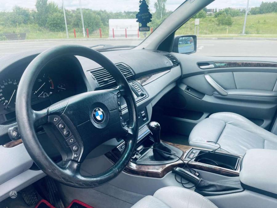 Серый БМВ Х5 2003 в Вильнюс, объемом двигателя 2.93 л и пробегом 377 тыс. км за 1900 €, фото 8 на AUTOMOTO.COM.LV