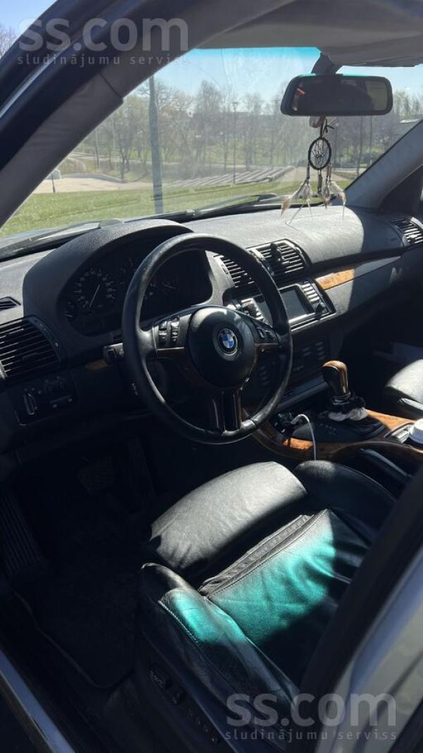 Pelēks BMW X5 2003 Daugavpils, ar dzinēja tilpumu 3.00 L un nobraukumu 416 tūkst. km par 3000 €, foto 5 vietnē AUTOMOTO.COM.LV