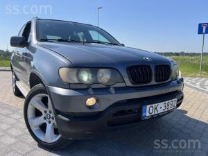 Pelēks BMW X5 2003 Rīga, ar dzinēja tilpumu 3.00 L un nobraukumu 412 tūkst. km par 3790 €, foto  vietnē AUTOMOTO.COM.LV
